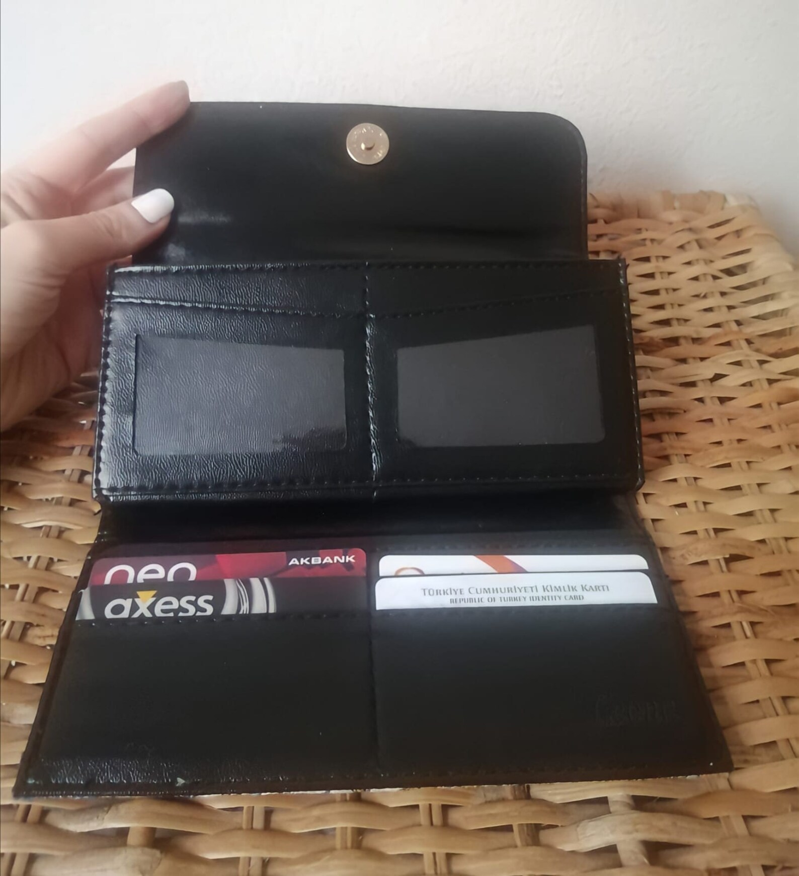 Big Walletturkish Handmade Wallet With Woven Rug Design - Etsy