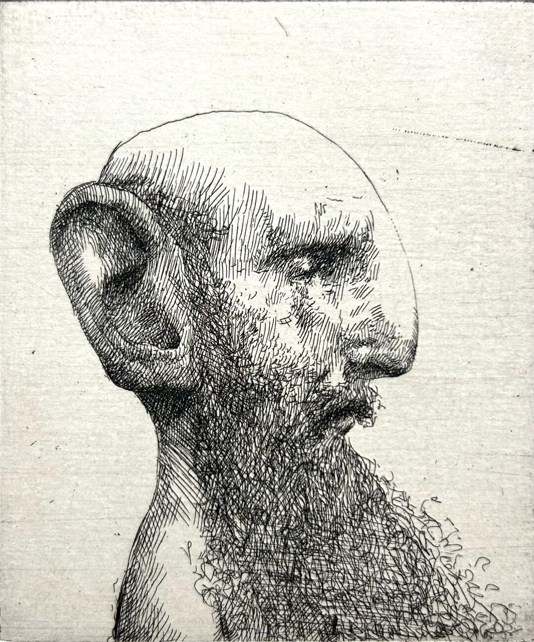 Homunculus I, Original Hand-printed Etching - Etsy
