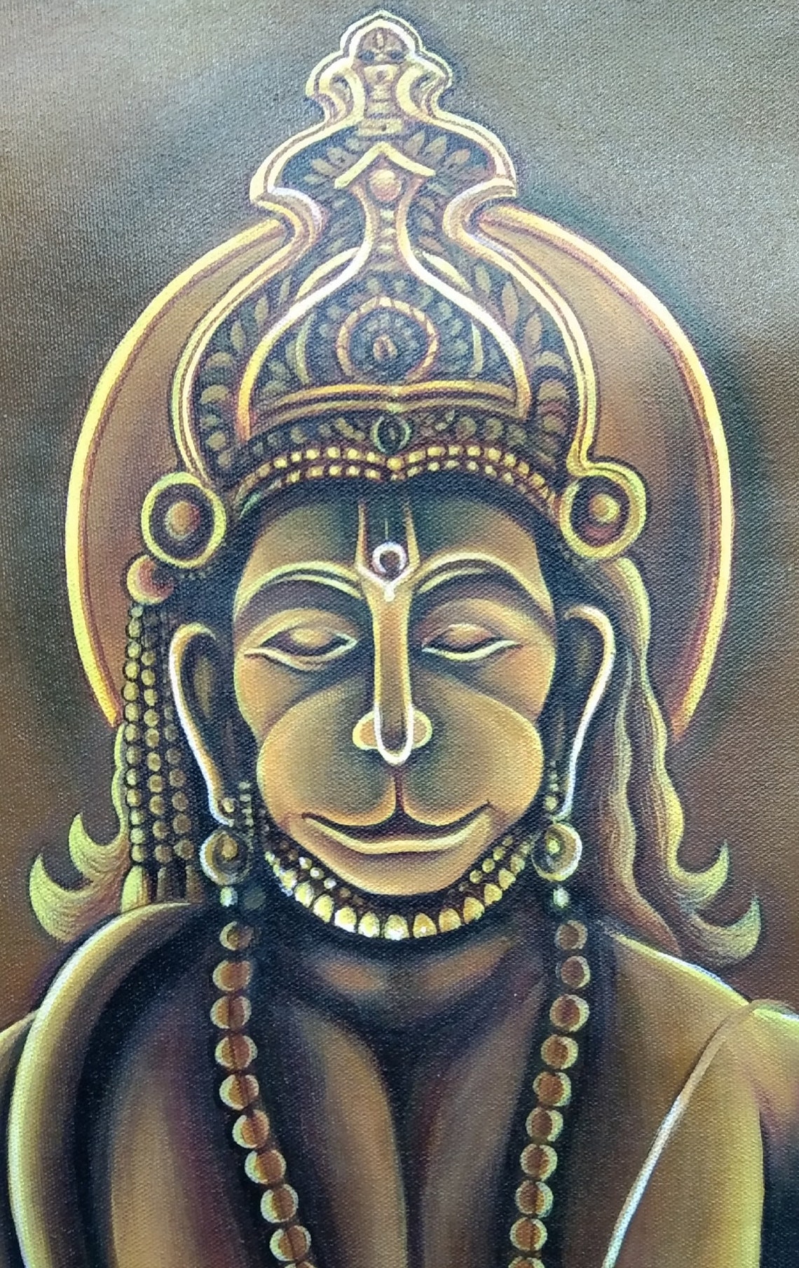 Hanuman paintings hanuman art hanuman meditation paintings | Etsy