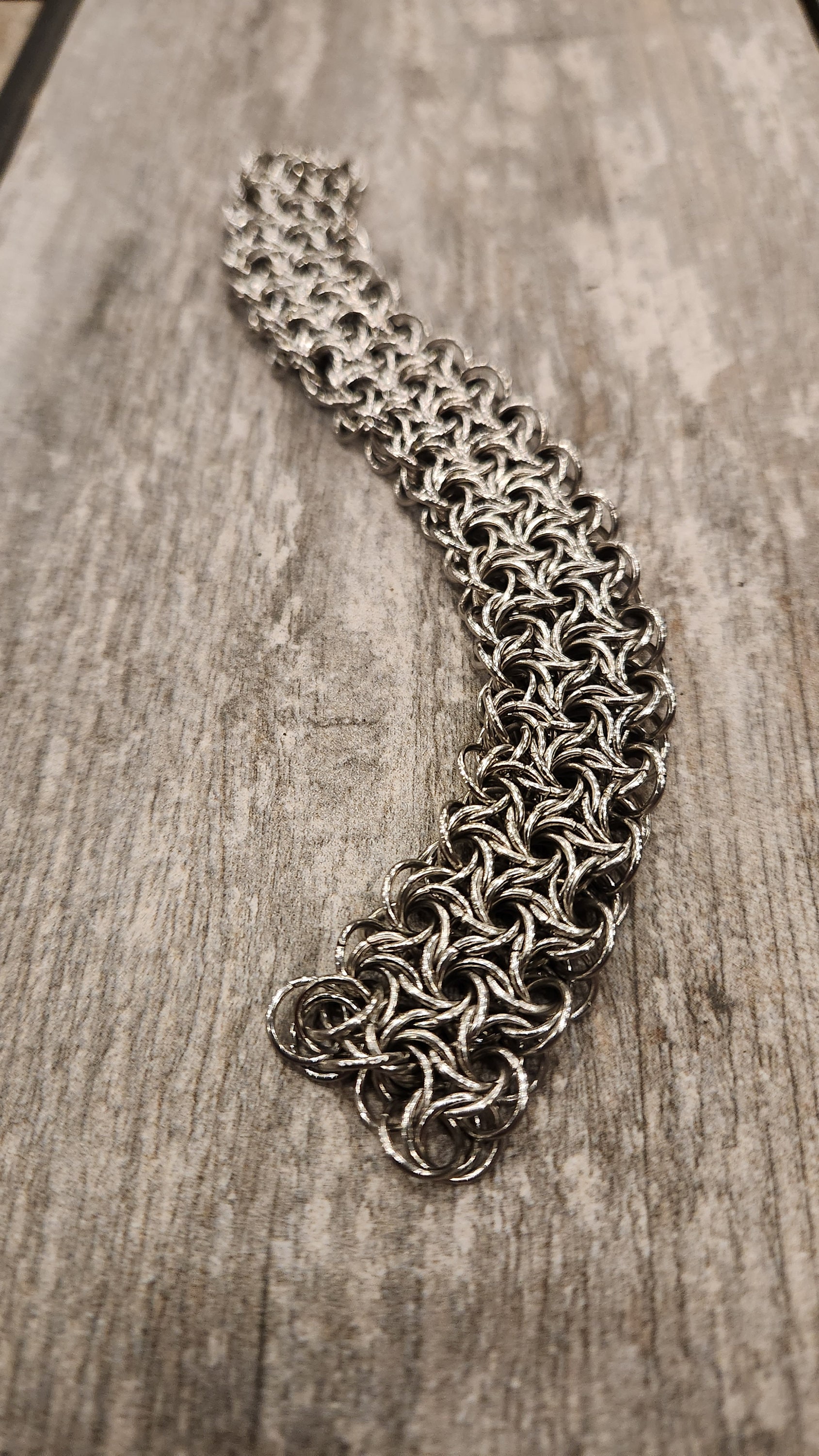 Moorish Rose Chainmail Chunky Heavy Chainmail Bracelet - Etsy