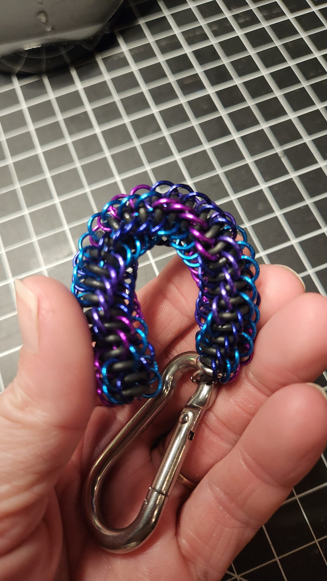 Chainmail Fidget Toy Key Chain - Etsy
