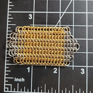 Stainless Steel Chainmail Fidget Toy 2 Toned - Etsy