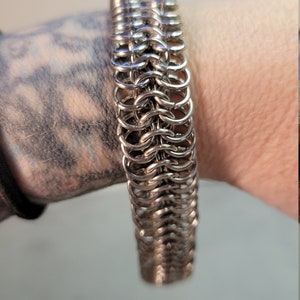 Europeon 6 in 1 Weave Chainmail Bracelet - Etsy