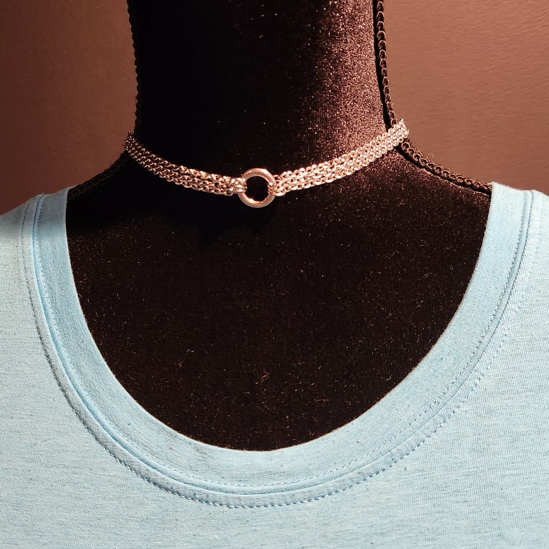 Permanent Locking Collar for Women - Etsy