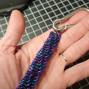 Chainmail Fidget Toy Key Chain - Etsy