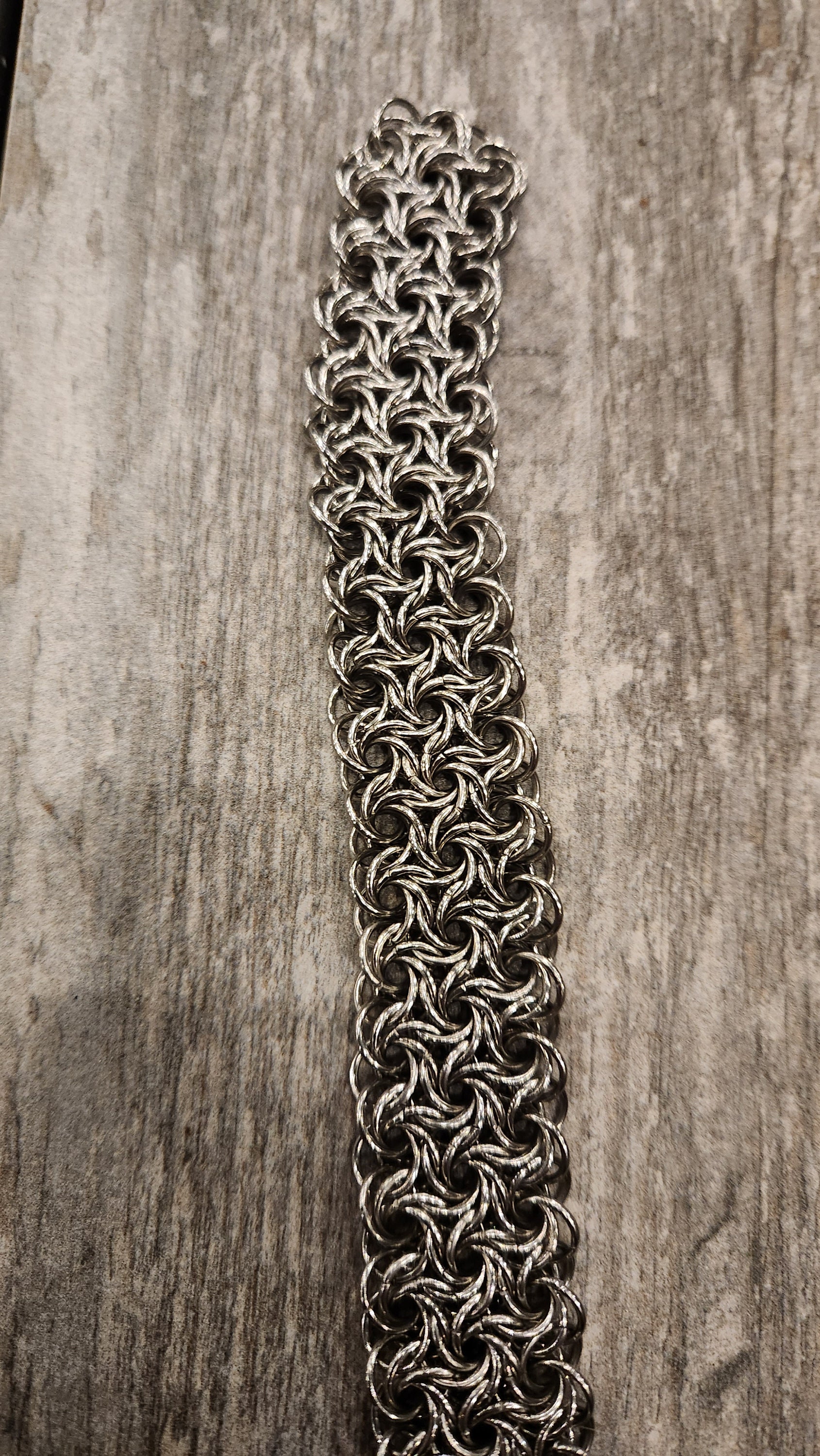 Moorish Rose Chainmail Chunky Heavy Chainmail Bracelet - Etsy