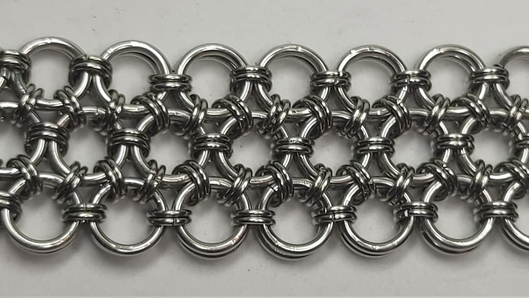 Japanese 12 in 1 Weave Chainmail Bracelet Stainless Steel - Etsy