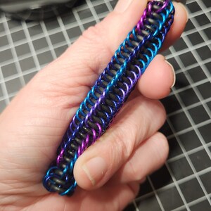 Chainmail Fidget Toy Key Chain - Etsy
