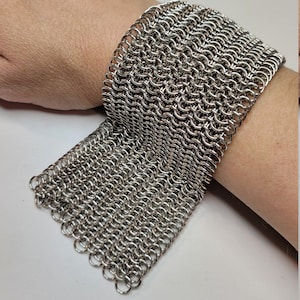 Chainmail Wide Bracelet Europeon 6in1 - Etsy