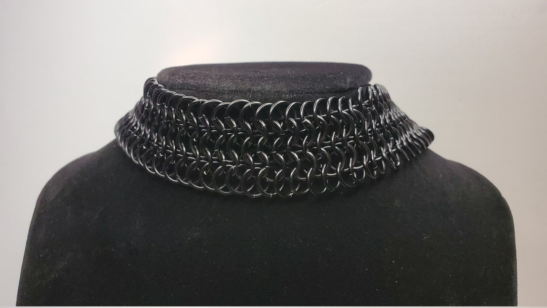6 in 1 Chainmail Choker Multiple Colors Available - Etsy