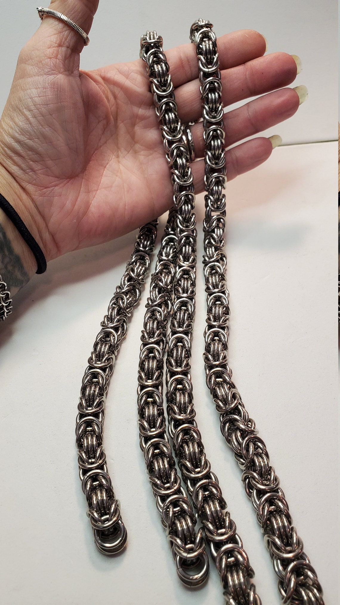 Heavy Duty Byzantine Chain - Etsy