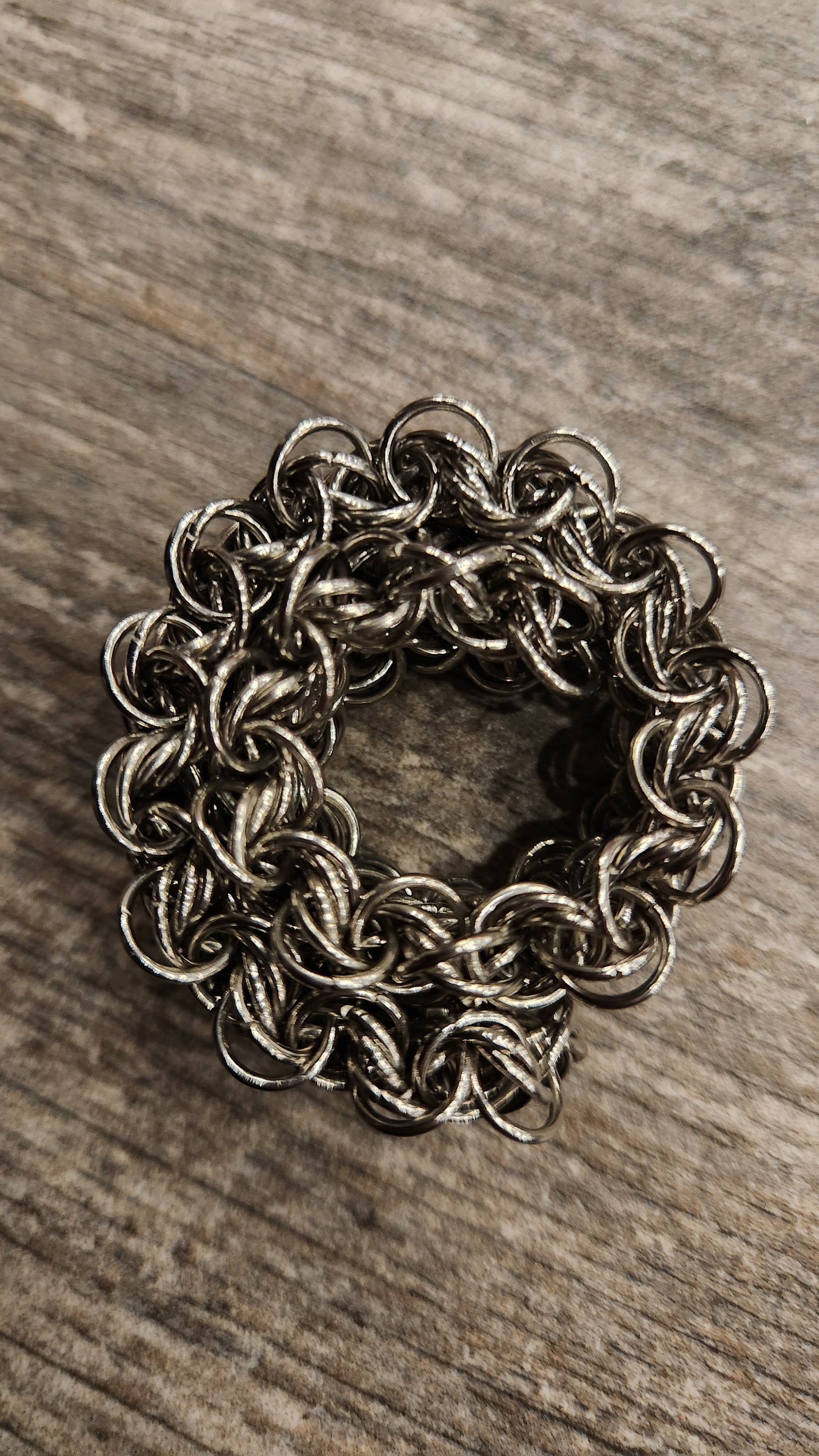 Moorish Rose Chainmail Chunky Heavy Chainmail Bracelet - Etsy
