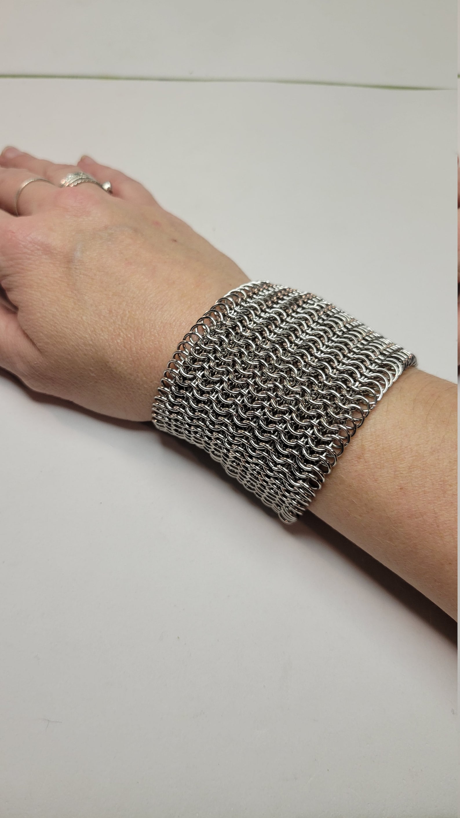 Chainmail Wide Bracelet Europeon 6in1 - Etsy