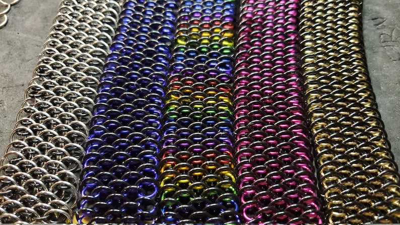 Dragonscale Chainmail Bracelet - Etsy