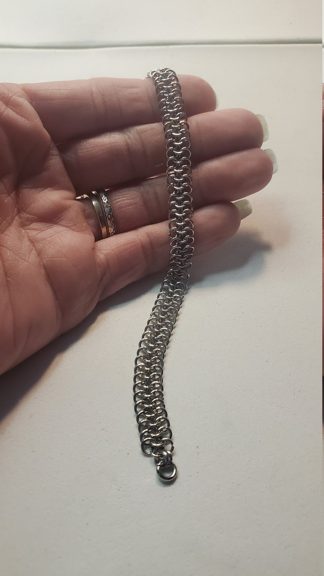 Dainty Mini Chainmail Bracelet - Etsy