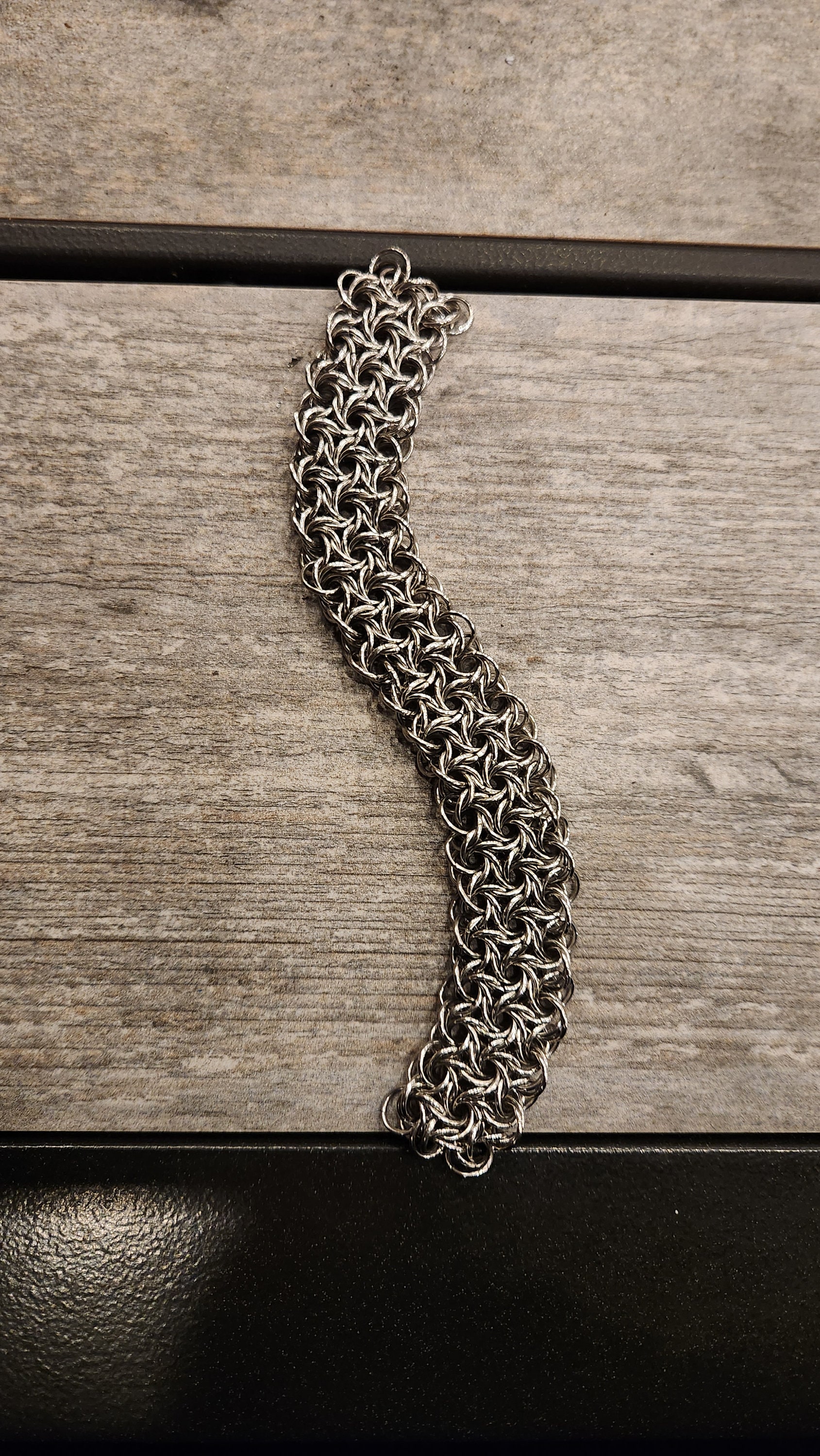 Moorish Rose Chainmail Chunky Heavy Chainmail Bracelet - Etsy