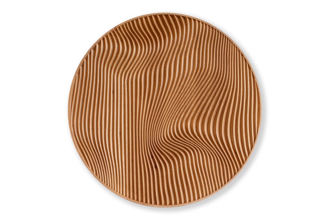 Beech Wall Panel, 20x20 Inch Carved Decor. Modern Interior Design ...