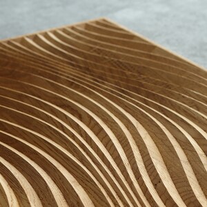 Wall Art Wooden Wall Decor Ocean Waves Accent Minimalist Coastal Living ...