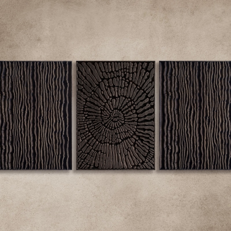 Wood Triptych - Etsy