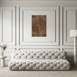 Oak Wall Panel, 35x24 Inch Carved Decor. Home Interior Design, Wooden ...