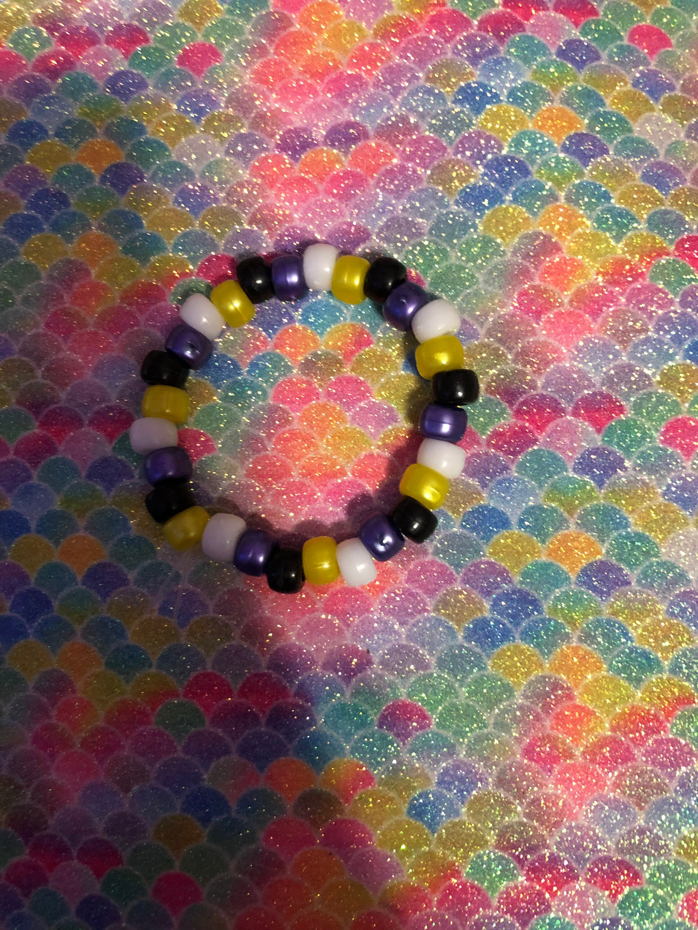 Non Binary Flag Bracelet metallic - Etsy