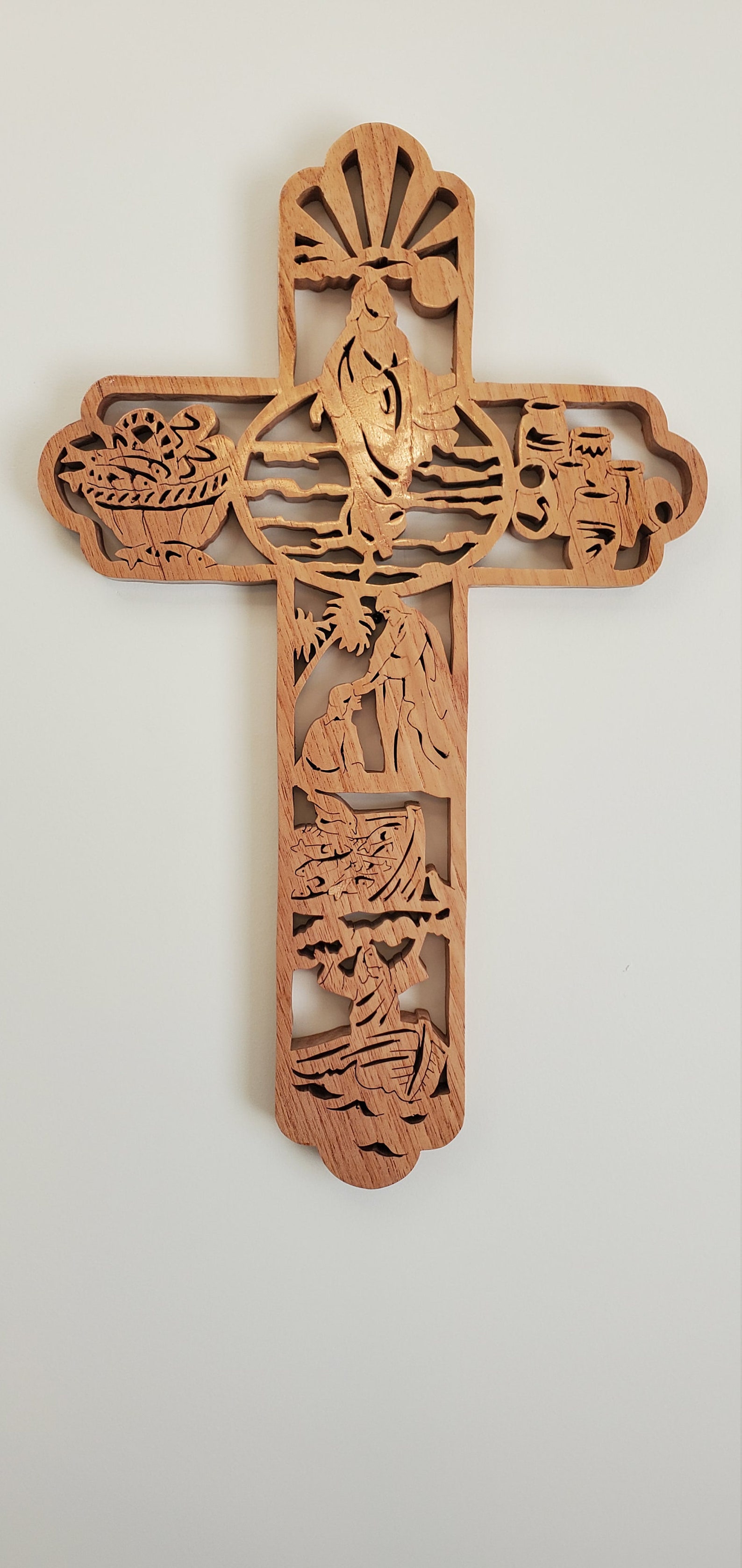 Wood Cross Handmade Cedar Wood Bible Passages - Etsy