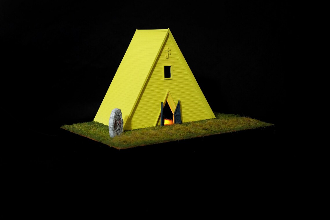 Midsommar Yellow Pyramid Building Midsommar Temple - Etsy