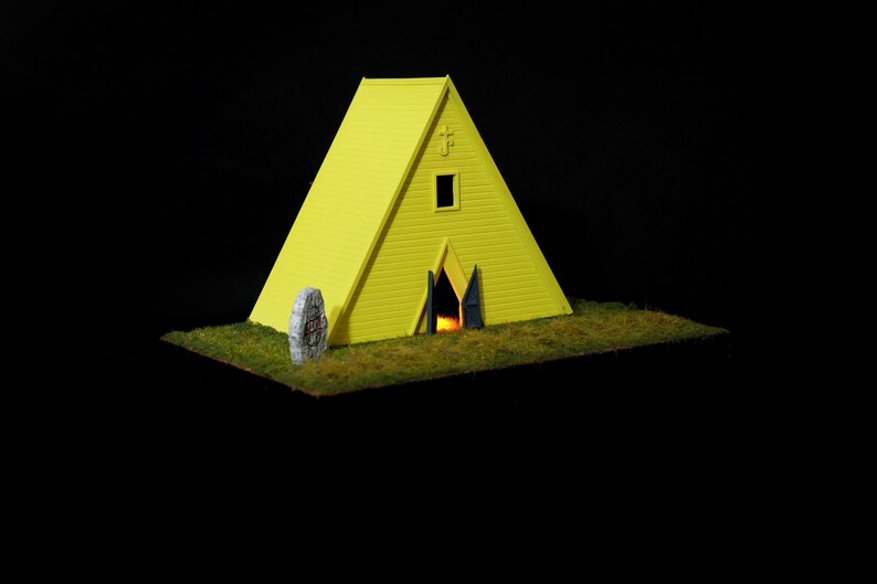 Midsommar Yellow Pyramid Building Midsommar Temple - Etsy