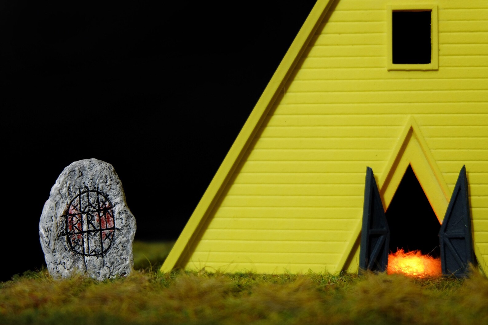 Midsommar Yellow Pyramid Building Midsommar Temple - Etsy