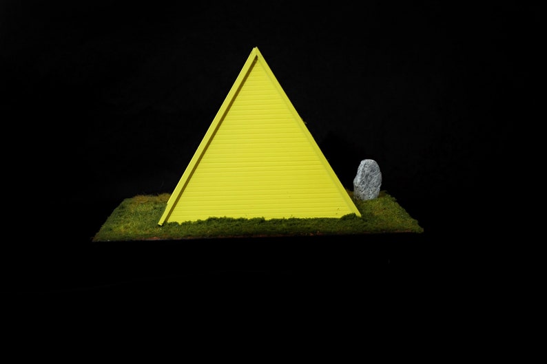 Midsommar Yellow Pyramid Building Midsommar Temple - Etsy