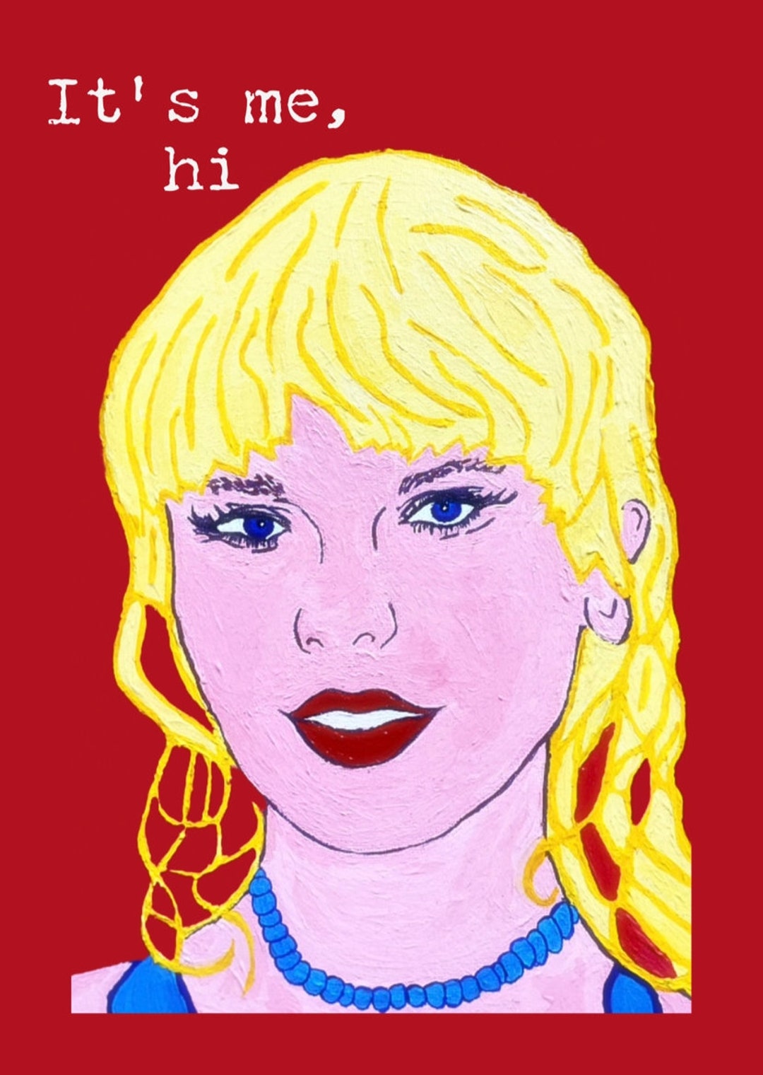 Taylor Swift Postcard A6 - Etsy