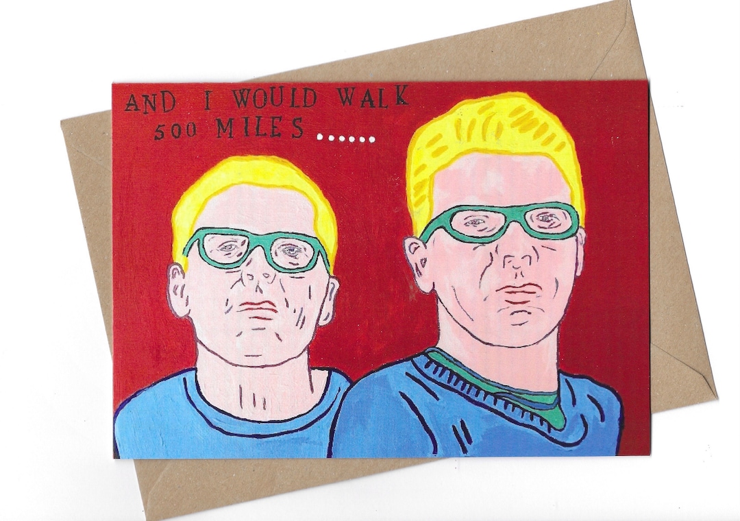 The Proclaimers Greetings Card - Etsy