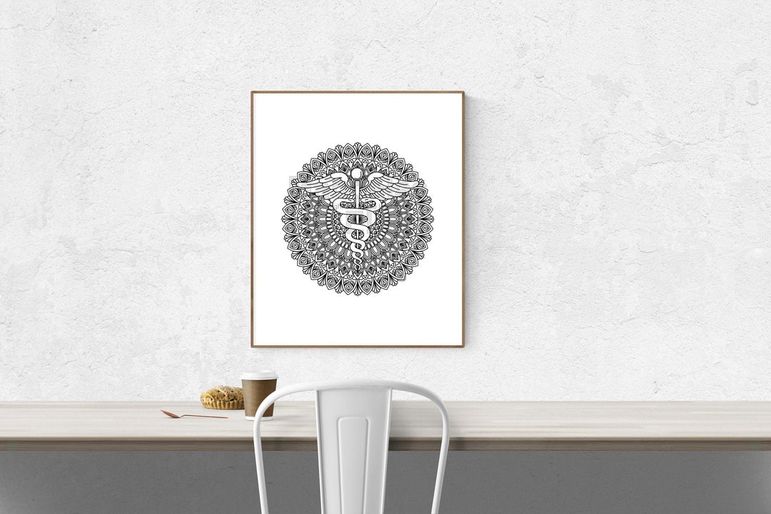 Caduceus Mandala - Etsy