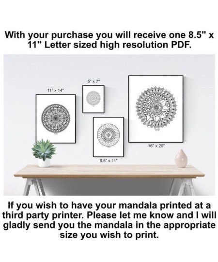 World Map Mandala No.2 - Etsy