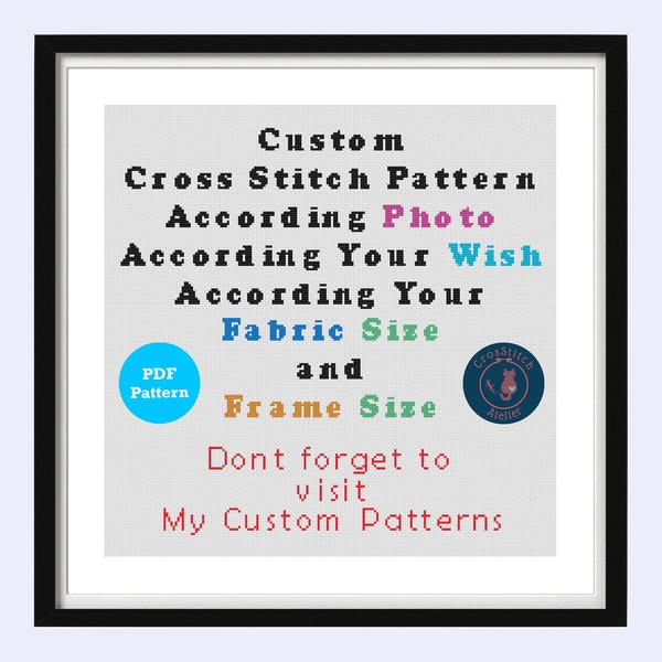 Custom Cross Stitch Pattern - Etsy