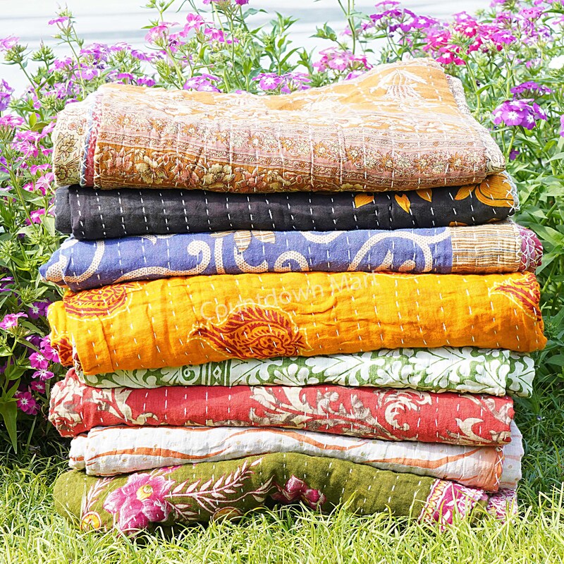 Kantha Tablecloth - Etsy