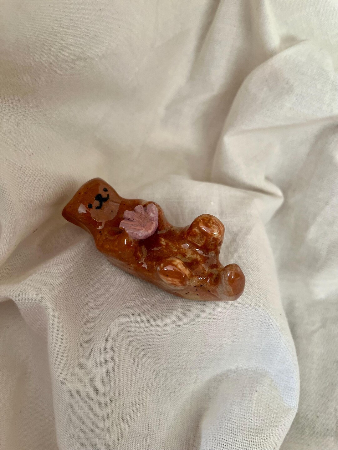 Handmade Ceramic Otter Sculpture - Etsy