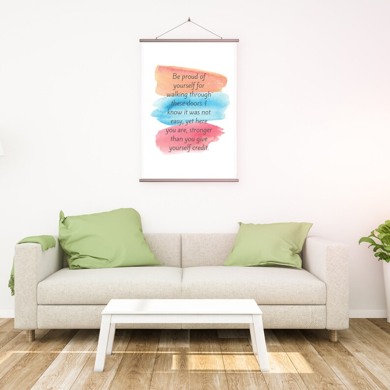 Therapy Office Wall Art, Anxiety Depression Counseling, Mental Health ...