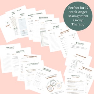 Anger Management Mental Health Printable Journal, Mood Swing Outburst ...