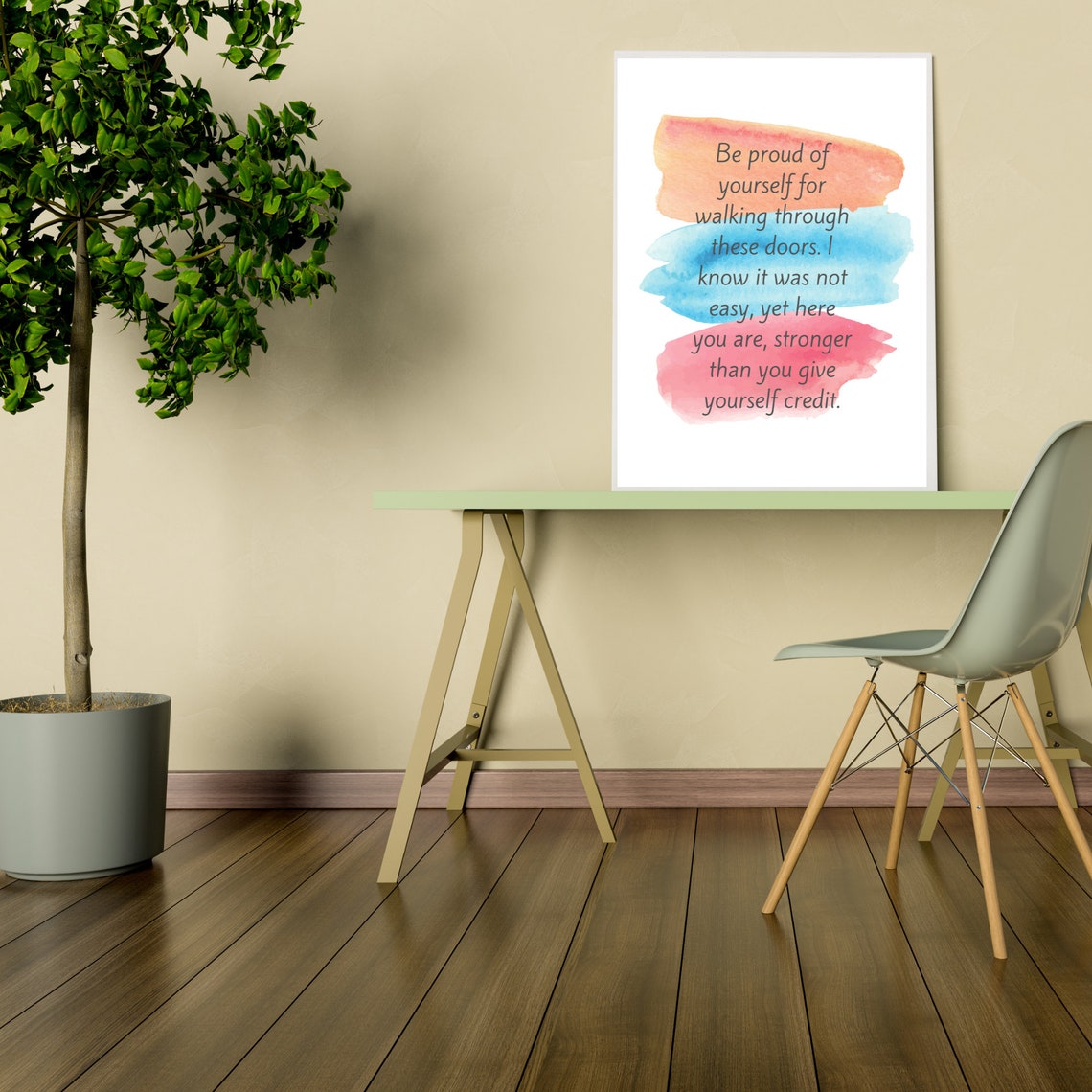 Therapy Office Wall Art, Anxiety Depression Counseling, Mental Health ...