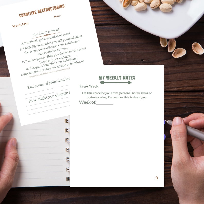 Anger Management Mental Health Printable Journal, Mood Swing Outburst ...