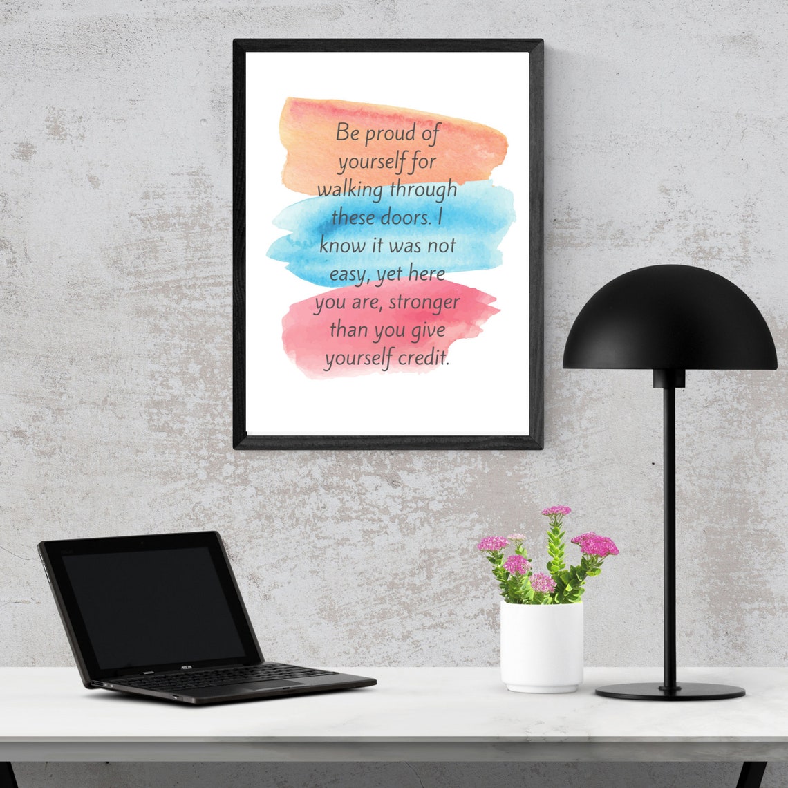 Therapy Office Wall Art, Anxiety Depression Counseling, Mental Health ...