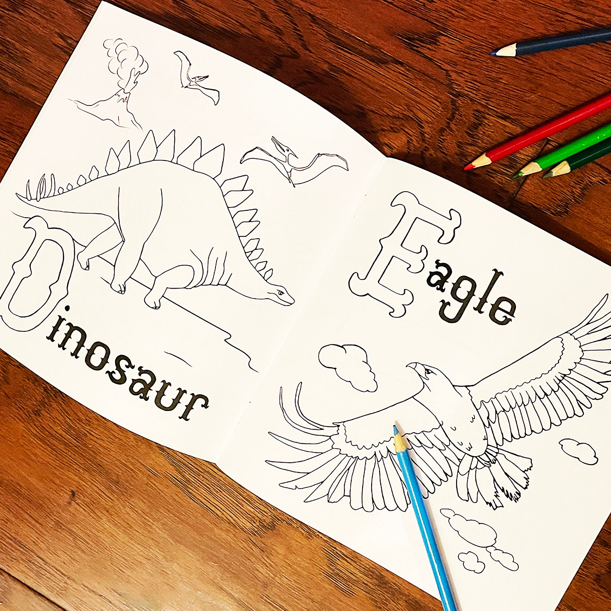 Texas Alphabet Coloring Book - Etsy