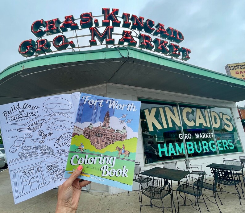 The Fort Worth Coloring Book - Etsy