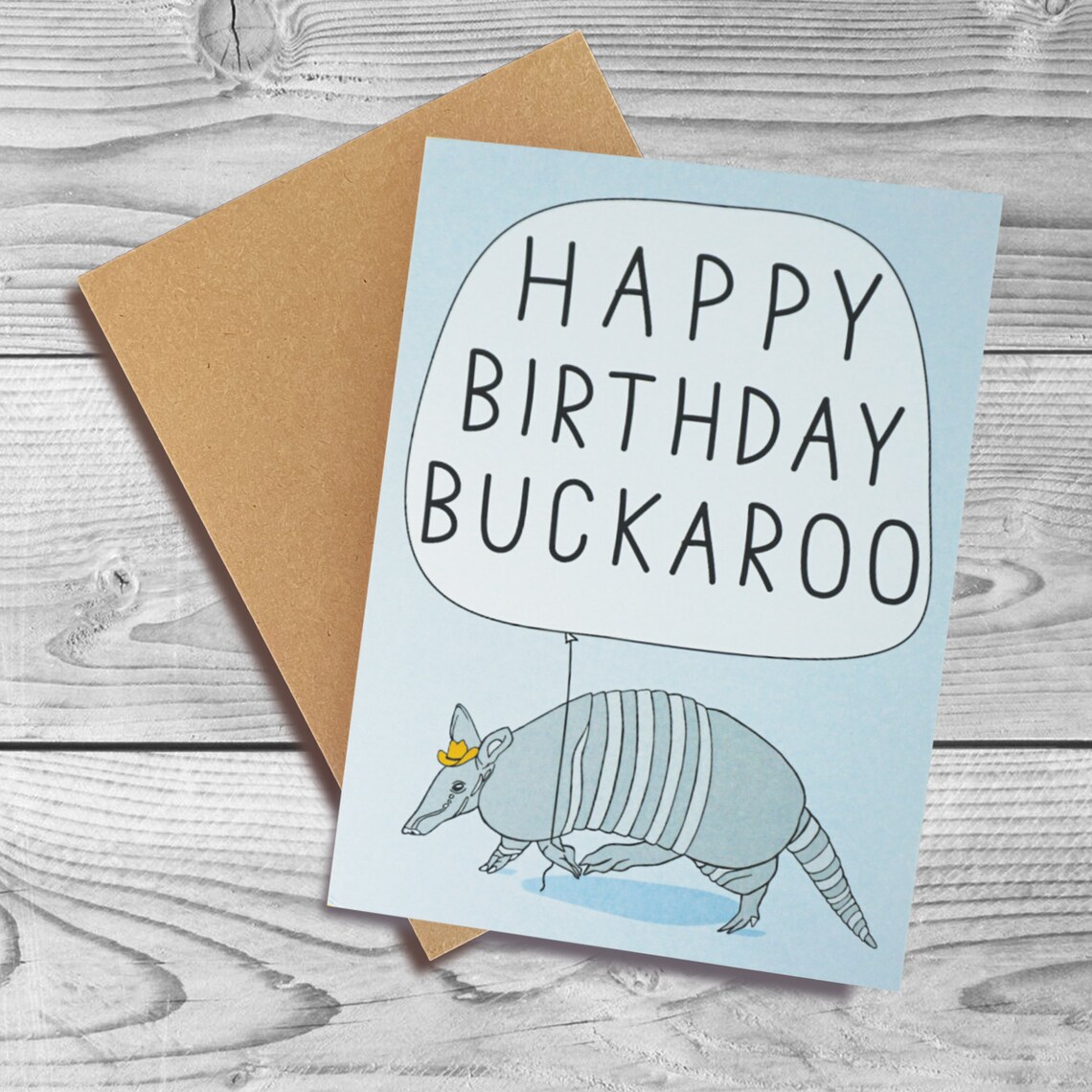 Happy Birthday Buckaroo Card - Etsy