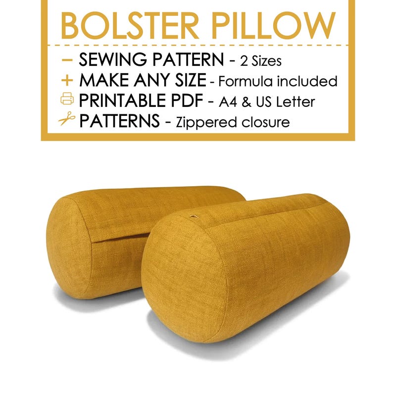 Patterned Round Bolster - Etsy