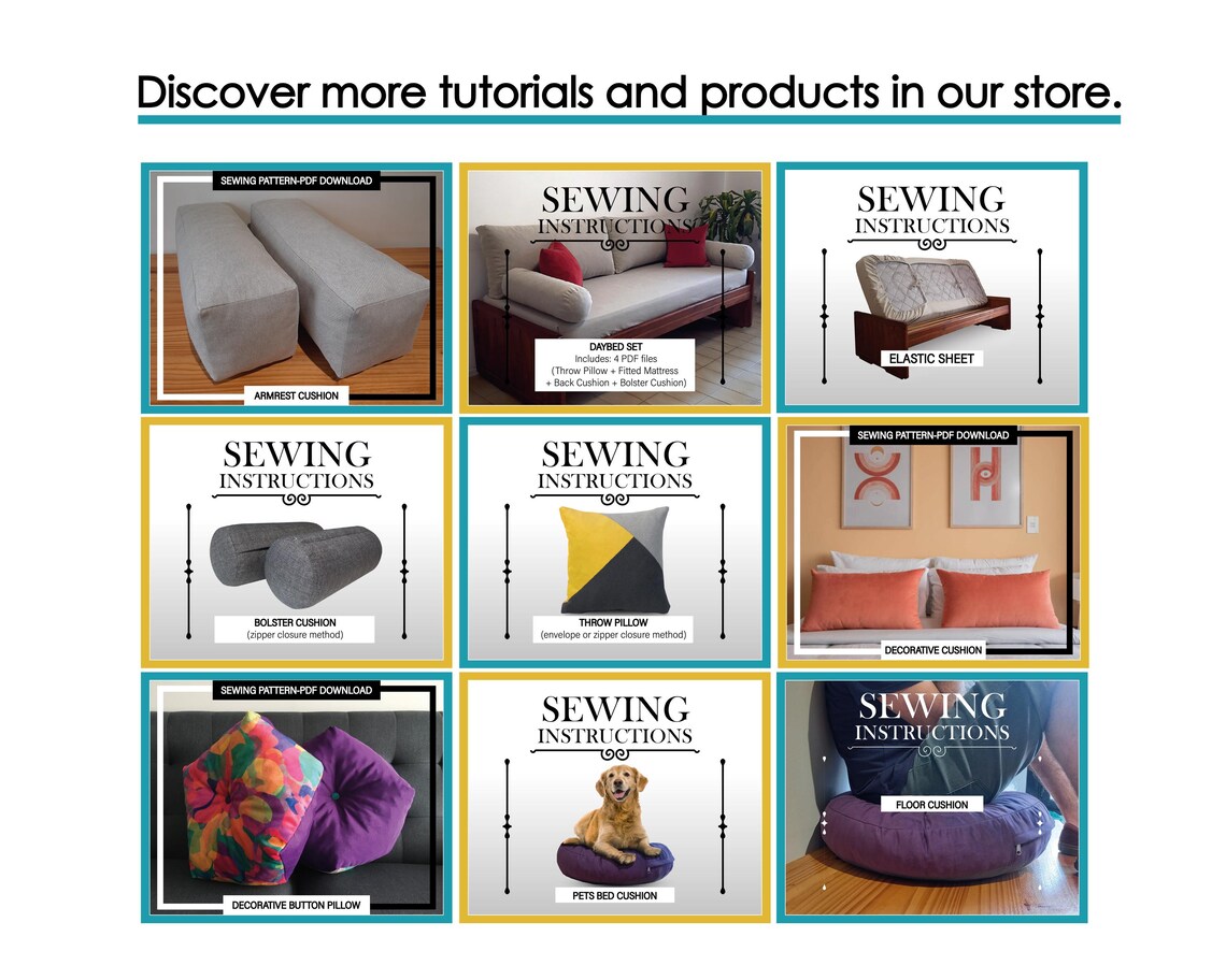 Twin Daybed Cover Sewing Pattern, Bed Swing Pillows DIY, Porsch Swing ...