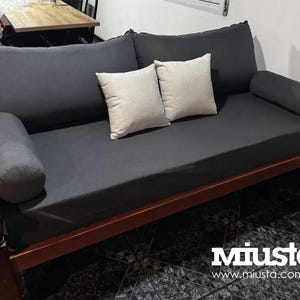 Twin Daybed Cover Sewing Pattern, Bed Swing Pillows DIY, Porsch Swing ...