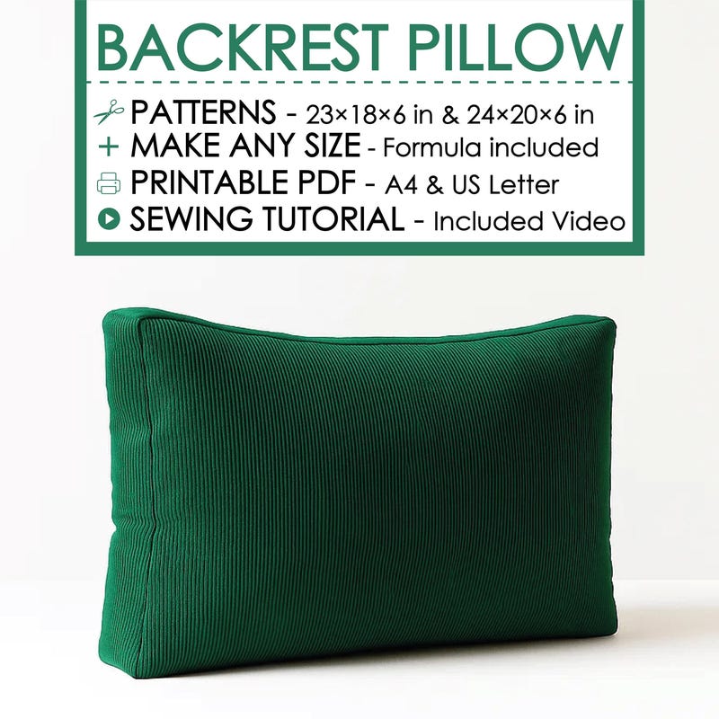 Backrest Cushion Covers - Etsy