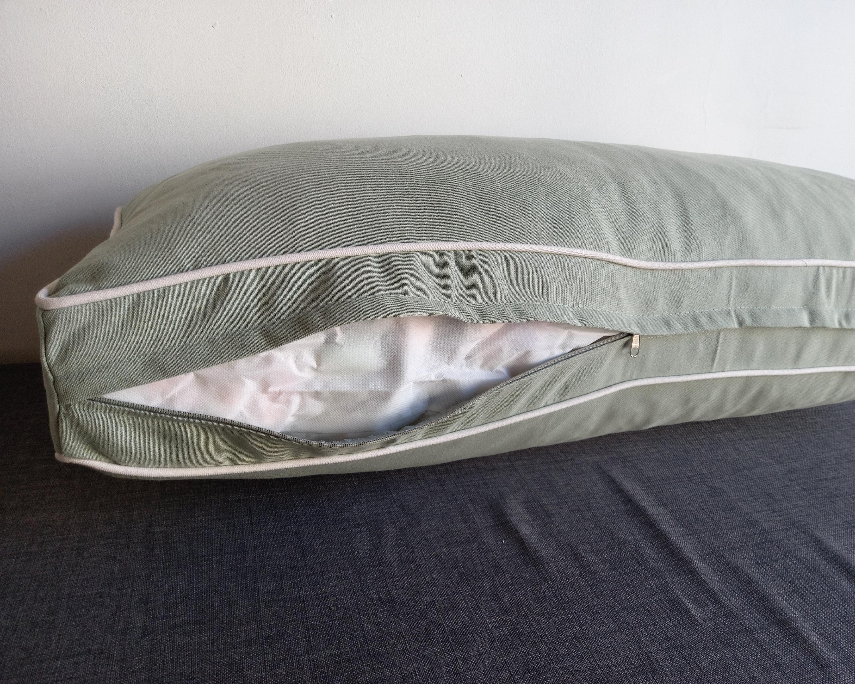 Backrest Cushion Sewing Pattern PDF | DIY Piped Pillow Cover Tutorial ...